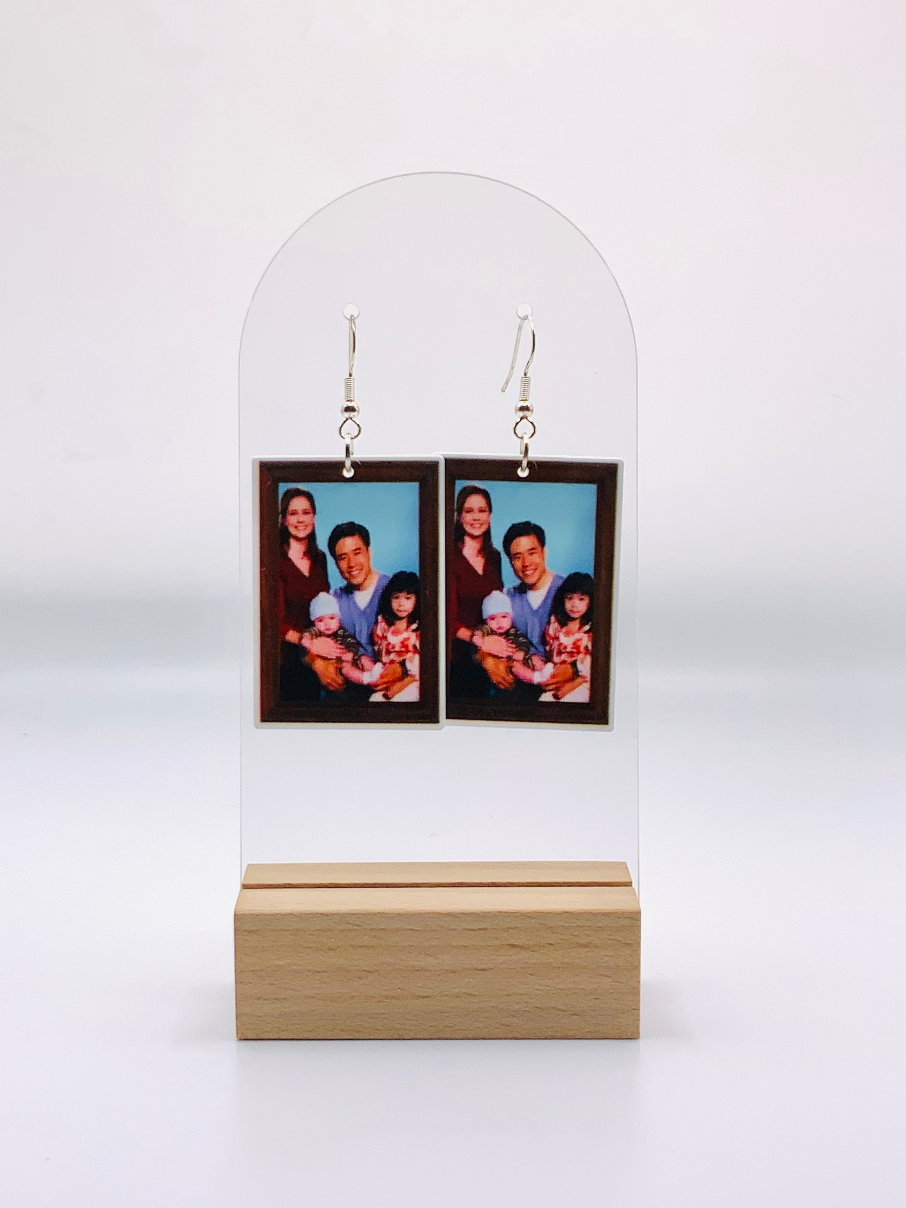 The Office | 'Asian Jim' Family Photo Earrings – Pretty Peninsular